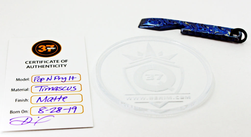 Pop It N Pry It Timascus pry bar EDC – Qerim37